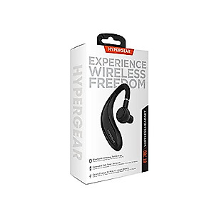 HyperGear BT 780 Wireless Headset with Noise Isolating Mic, Multipoint Device Connection, Ultralight Earphone for Driving/Truckers/Office, Compatible with Bluetooth Devices