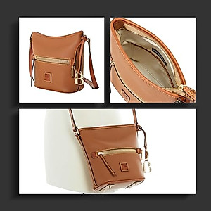 Dooney & Bourke Handbag, Pebble Grain Small Zip Sac Shoulder Bag - Taupe