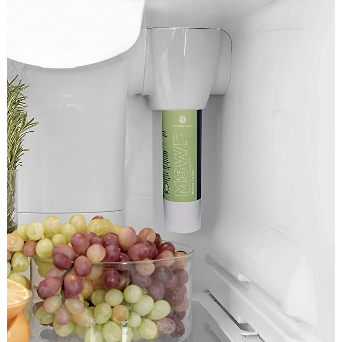GE MSWF Refrigerator Water Filter | Certified to Reduce Lead, Sulfur, and 50+ Other Impurities | Replace Every 6 Months for Best Results | Pack of 1