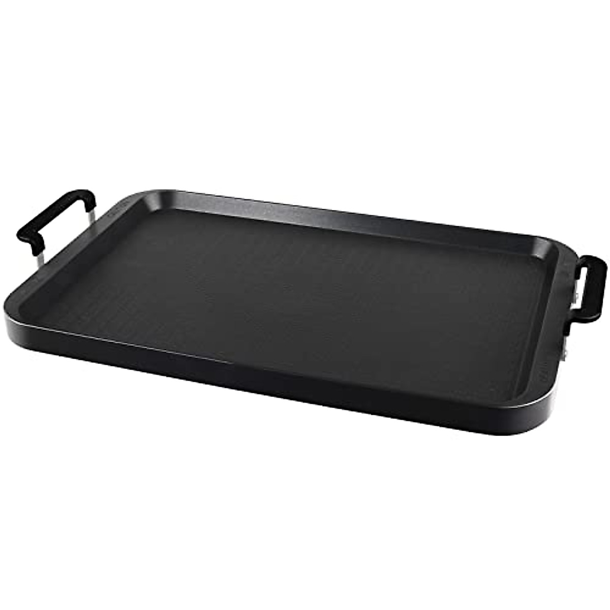 Stove Top Flat Griddle,2 Burner Griddle Grill Pan for Glass Stove Top Grill,Aluminum Pancake Griddle,Non-Stick Top Griddle for Gas Grill, Double Burner Griddle For Camping/Indoor