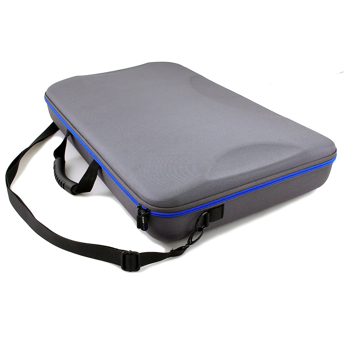 CASEMATIX Travel Case Compatible with Numark Mixstream Pro Plus, Mixstream Pro Go Standalone DJ Controller, Numark NV2 Serato Mixers and More - Includes Carrying Case Only with Shoulder Strap