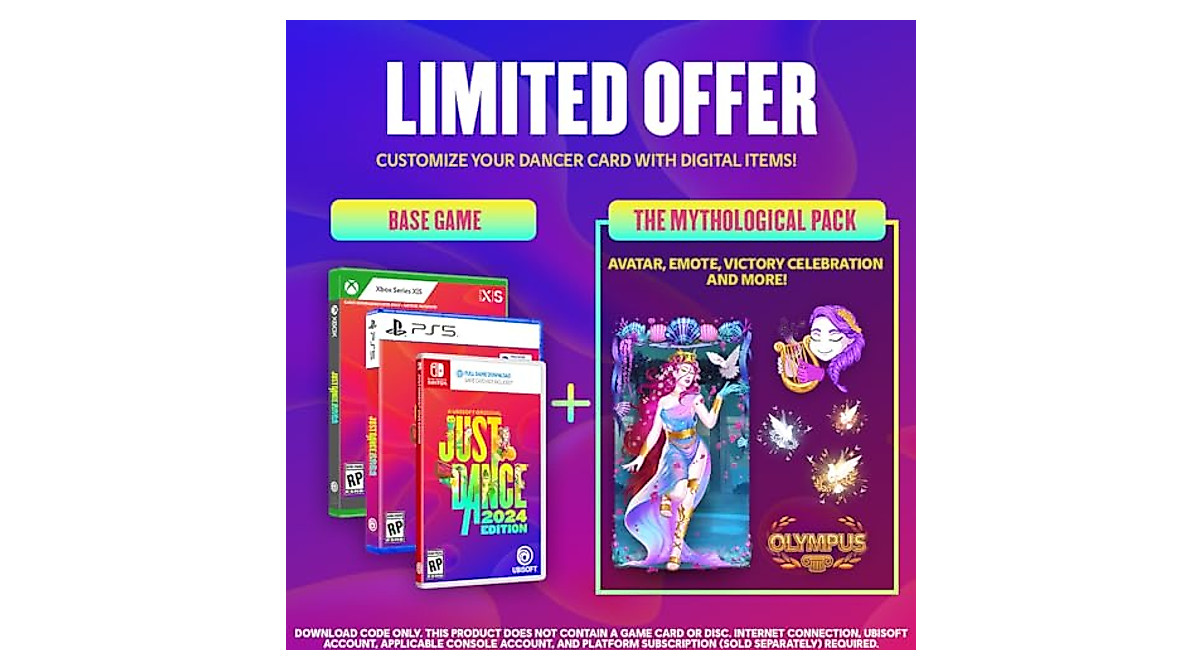 Just Dance 2024 Edition Bundle for PS5 - Amazon Exclusive