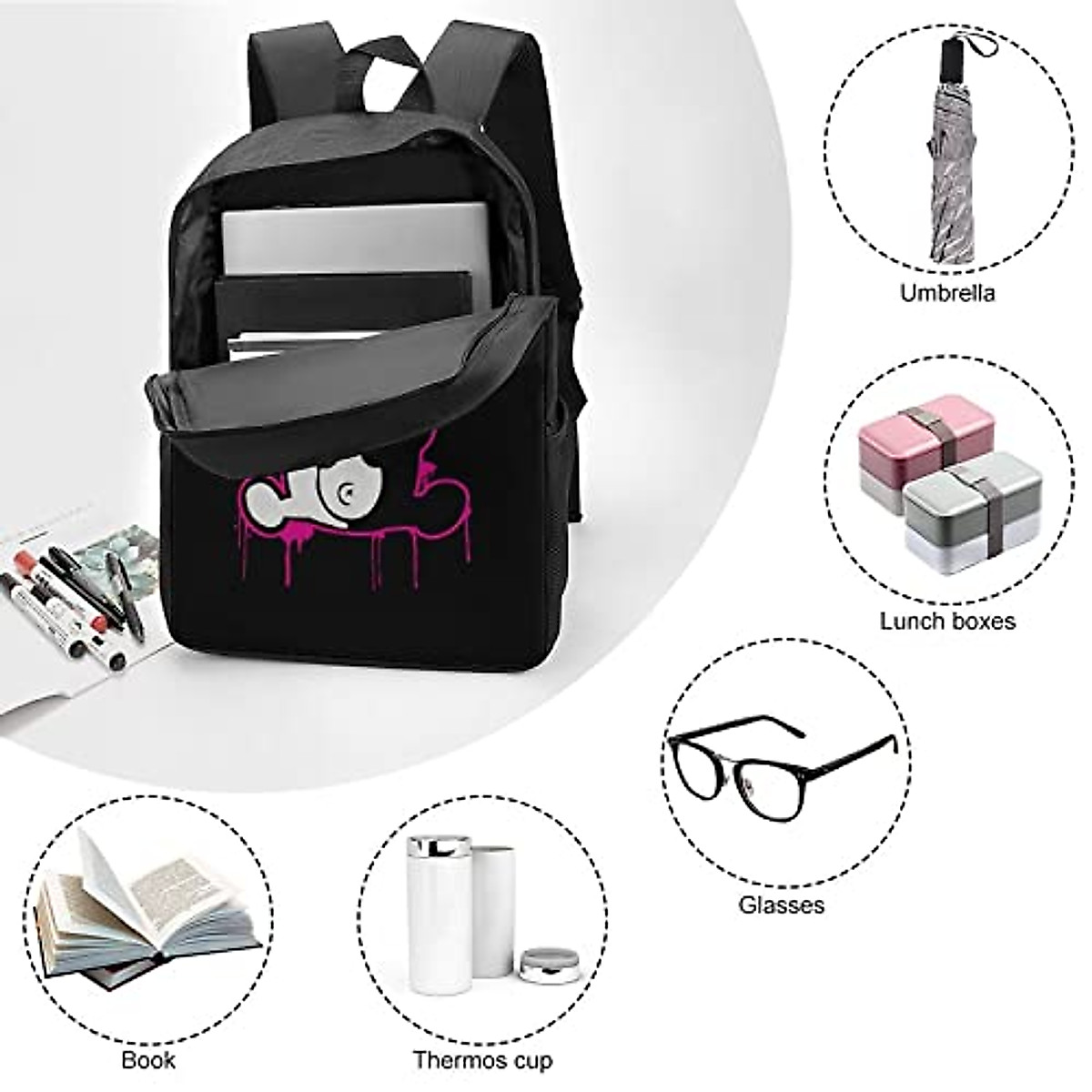 Despair Backpack Simple Merch Logo Graphics Lightweight Cartoon Printed Bags Travel Computer Backpacks