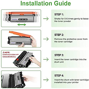 SINOPRINT E310 E310dw Toner Compatible Replacement for Dell E310dw E514dw E515dw E515dn E515 E514 PVTHG 593-BBKD P7RMX Wireless Monochrome Printer Ink, High Yield 2600 Pages (Black,2-Pack)