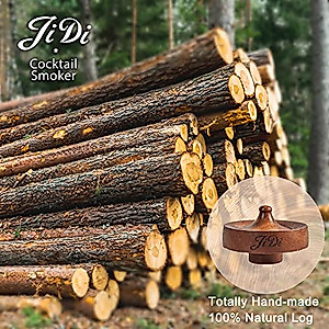 Cocktail Smoker Kit Whiskey Smoker Kit with Torch and Wood Chips-Old Fashioned Chimney Drink Smoker for Cocktails, Whiskey & Bourbon, Ideal Gifts for Men, Boyfriend, Husband, Dad (No Butane)