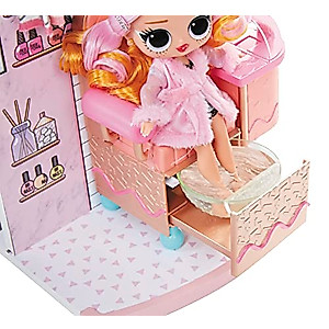 L.O.L. Surprise! Shine On Salon & Spa 5-N-1 Playset with 65+ Surprises- Working Waterfall, Light-Up Mirror, Full 360 Play and Accessories, Holiday Toy, Great Gift for Kids Girls Boys Ages 4 5 6+ Years Old