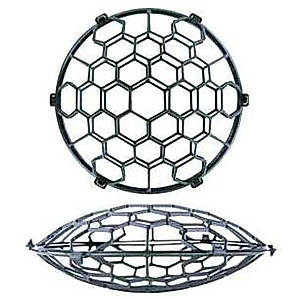 Floral Cage Arranger for Flowers l Bouquet Floral Cage l Pillow Floral Cage for Centerpieces and Vases l Sell in Set of 2 (8", Pillow) (335-72-07)