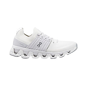 On Women's Cloudswift 3 Sneakers, White/Frost, 8 Medium US