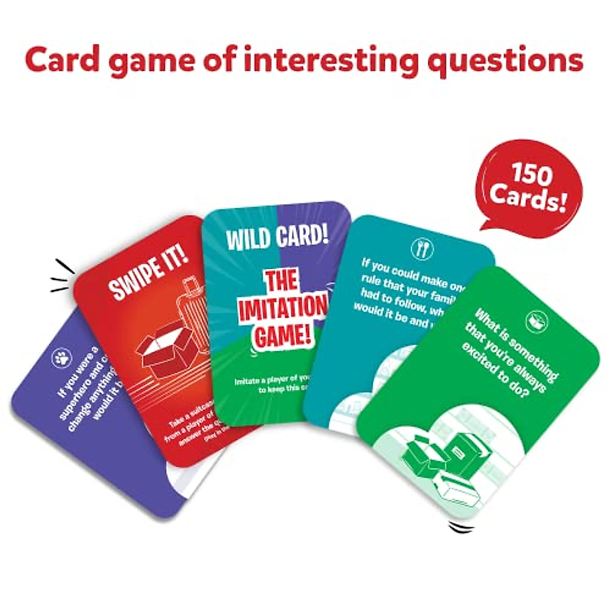 Skillmatics Card Game - Train of Thought, Family Connection & Conversation Starters, Gifts for Ages 6 and Up