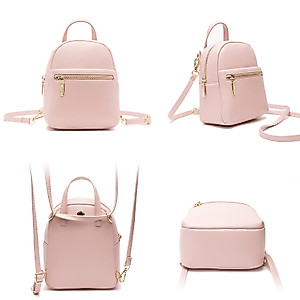 Mini Backpack Purse for Girls Teenager Cute Leather Backpack Women Small Shoulder Bag Handbags Blue