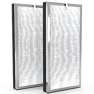 Vegebe Replacement Air Filter, Compatible with MA40 Air Purifier; Vegebe 3-in-1 H13 True HEPA Air Filter, Compatible with Medify Air Air Purifier. 2 Pack