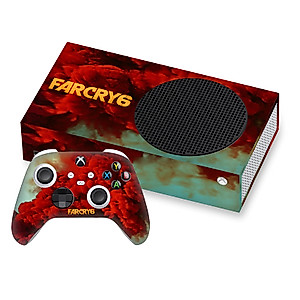 Head Case Designs Officially Licensed Far Cry 6 Graphics Logo Vinyl Sticker Gaming Skin Decal Cover Compatible With Xbox Series S Console and Controller Bundle