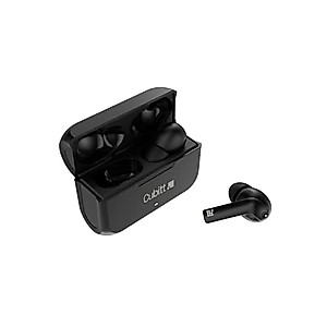 Cubitt True Wireless Earbuds Generation 2, 5.3 Bluetooth, IPX5 Water reistance, Premium Sound, Touch Control, Built in Microphone, Voice Assistance, Game Mode for Men and Women (Black)