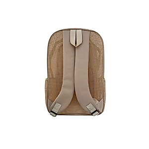 Mesh Swimming Pool Backpack (Tan)