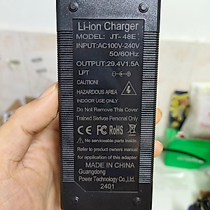 [Verified Fit] 29.4V Scooter Charger 5.5mm Plug, for 25.2V/24V Battery GoTrax G1 GLI.der, Ed.ge, No.va, GKS Pro Plus Lu.mios, FLA.sh, Ho.verfly, Re Mix, SRX A6 Mini, GLI.de Chrome, Flu.xx FX3