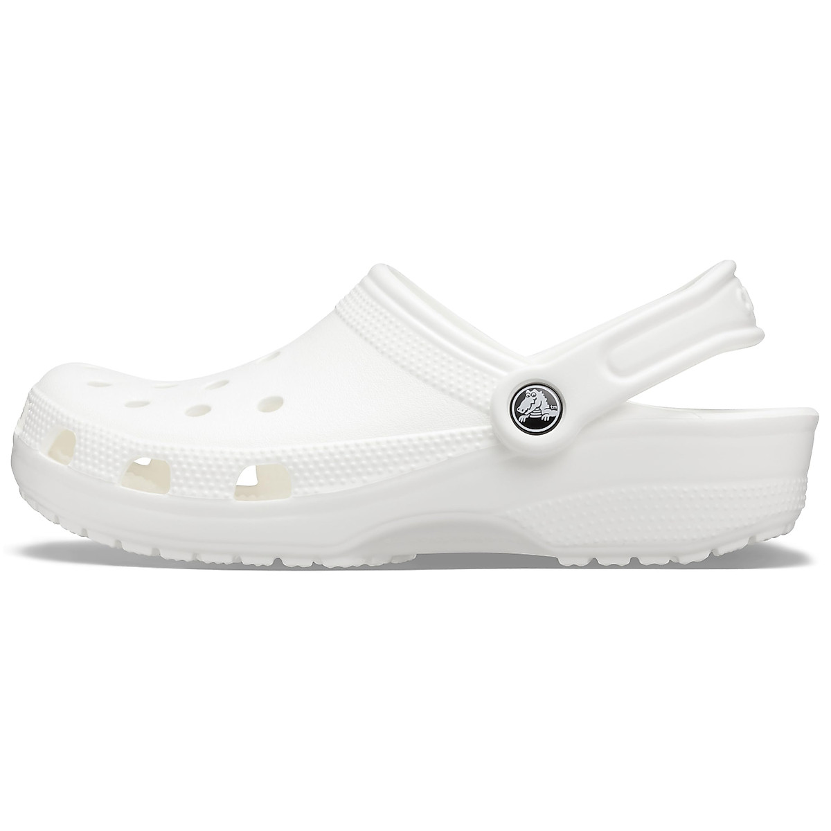 Crocs Unisex-Adult Classic Clogs (Best Sellers), White, 8 Men/10 Women