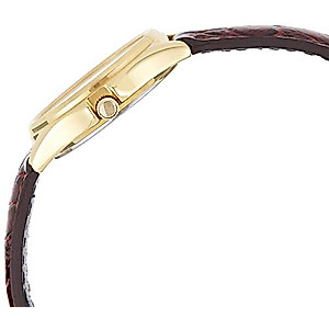 Casio MTP-1183Q-7A Men's Gold Analog Dress Watch w/Croc-Leather Band & Date