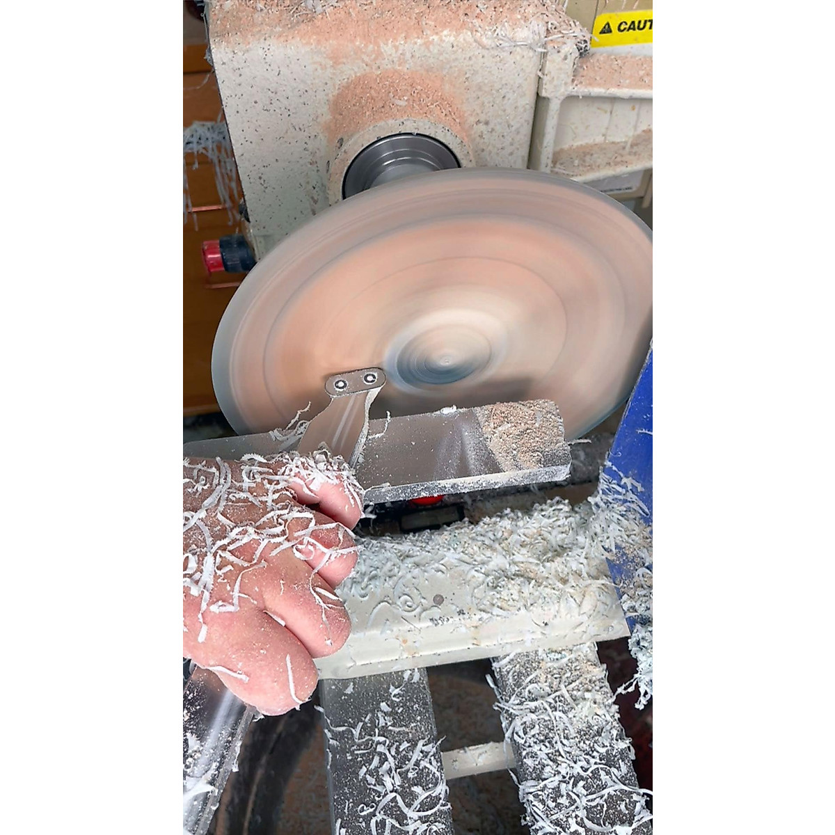 Simple Woodturning Tools Simple Scraper V 12" long angled carbide tool for steep or straight inside walls and bottom finishing, USA Made (Unhandled, Oval Cutter)