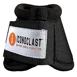 Iconoclast Horse Bell Boots Black M