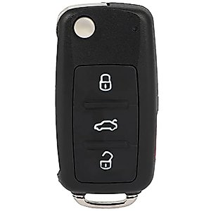 ANGLEWIDE Car Key Fob Replacement for 11-16 for S-portwagen for C-c for E-os (FCC: 5K0 837 202 AE)1 pad