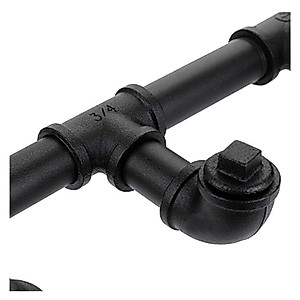 Towel Racks Towel Rail Towel Holder Hanger Industrial Pipe Towel Rail Holder,for Kitchen Bath Hanging Mounting Hardware Rustic Towel Bar Rail Towel Holder Bathroom Hardware