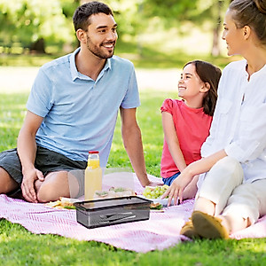 Hemoton Flatware Organizers Flatware Plastic Tray Kitchen Drawer Organizer with Lid and Drainer for Utensils Holder