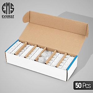 Everest Media Solutions Bundle – 2 Items: easyJACK - Speed Termination Tool + 50 Pack of RJ45 CAT6 UTP Keystone Jacks - White