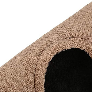Fockety Pet Fun Tunnel, Non-Toxic with 2 Hooks Hanging Pet Tunnel, for Rabbit Ferret Hamster Guinea Pig