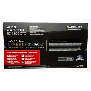 Sapphire 11322-01-40G Nitro+ AMD Radeon RX 7900 XTX Vapor-X Gaming Graphics Card with 24GB GDDR6, AMD RDNA 3