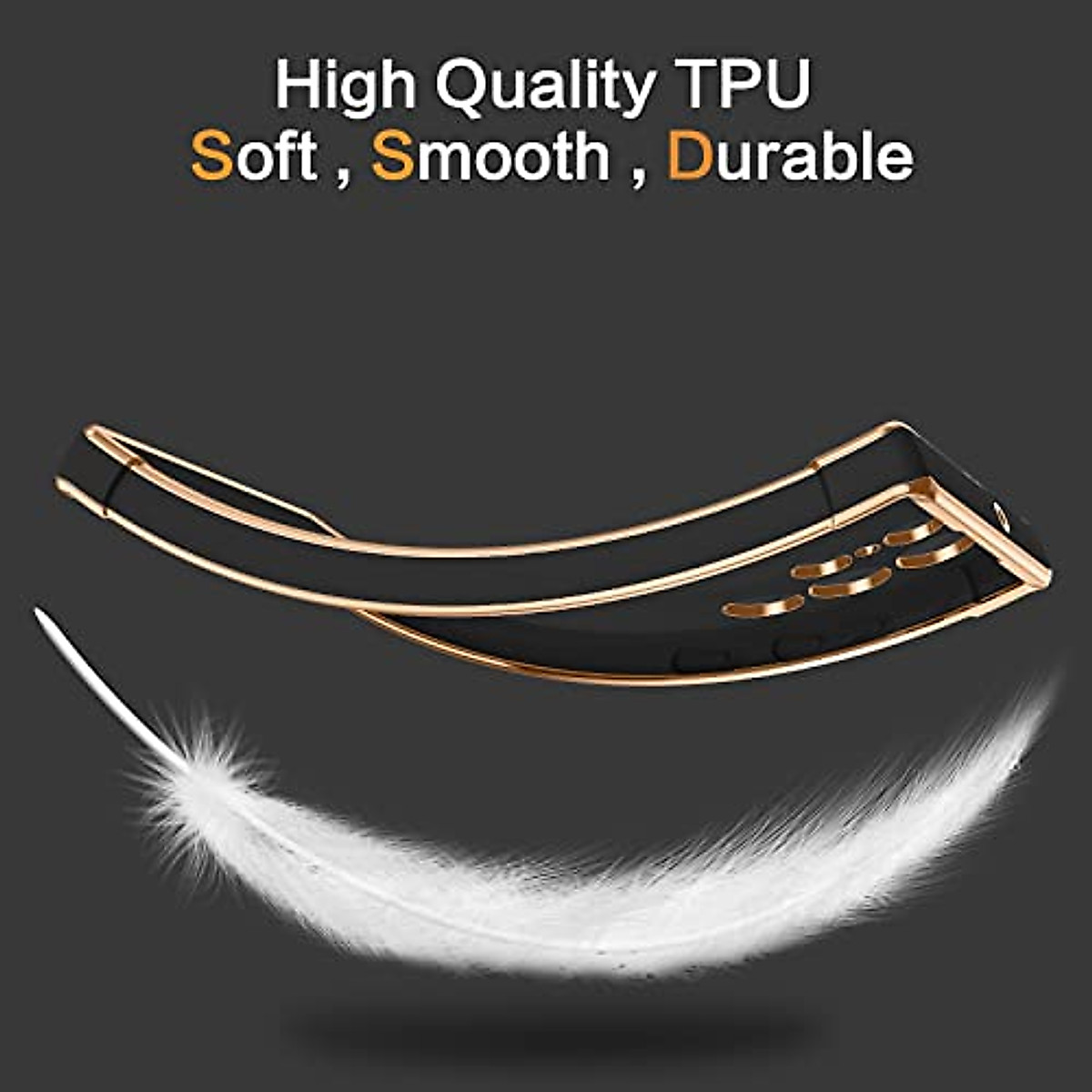 BENTOBEN Galaxy S22 Ultra Case,Slim Luxury Heart Design Plated Soft Bumper Women Men Girl Protective Case Cover with Strap for Samsung Galaxy S22 Ultra 6.8 inch,Black/Gold