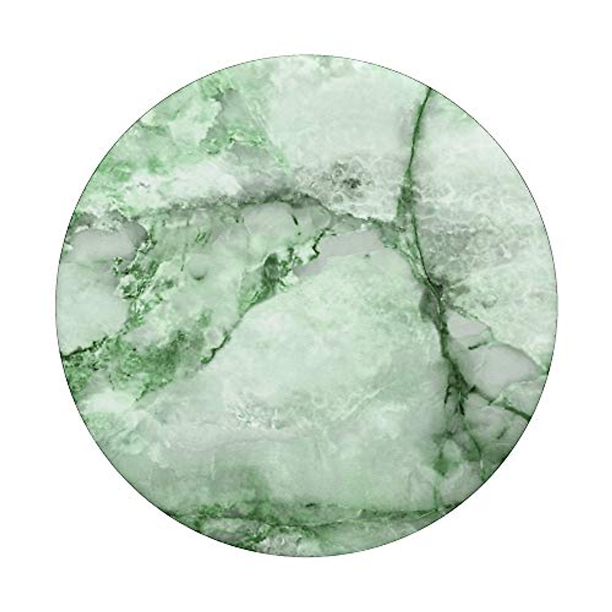 Brave New Green Marble-Look - Simple Elegant Calm Modern PopSockets PopGrip: Swappable Grip for Phones & Tablets