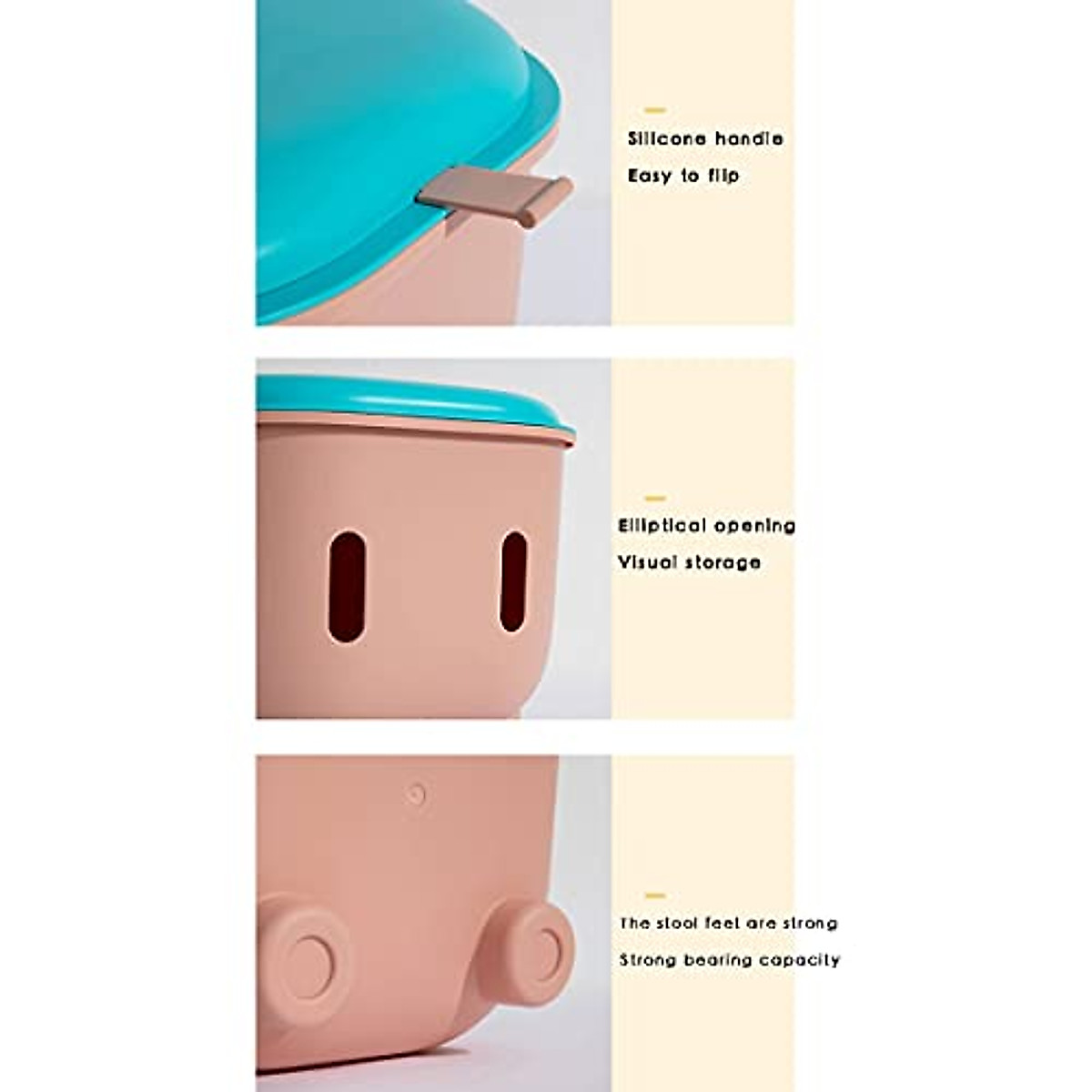 TJLSS Box for Toys Multifunctional Sofa Stool Wardrobe Finishing Bins Clothing Underwear Shirt Storage Boxes (Color : OneColor)