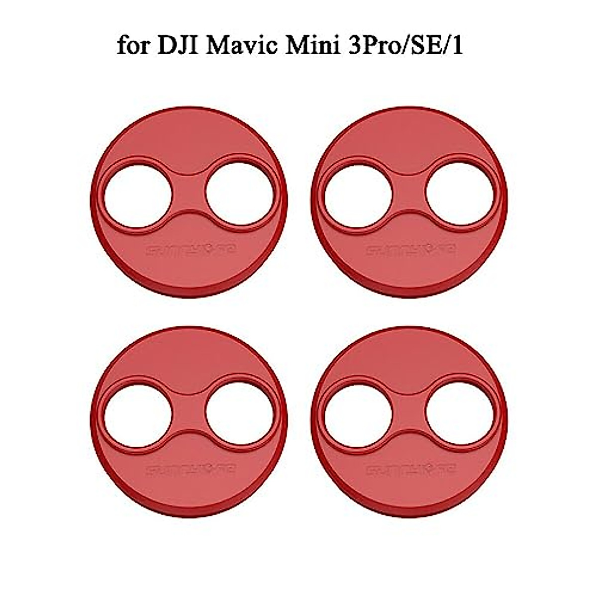 Mavic Mini 3 2 1 Motor Cover Cap Drone Dust-Proof Engine Protector Guard Protective Accessories for DJI Mavic Mini 2 SE 3 Pro (for Mini 1 SE 3 3Pro Red)