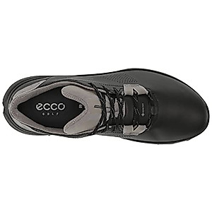 ECCO Men's Biom G5 Gore-TEX Waterproof Golf Shoe, Black/Steel, 13-13.5