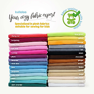 Short Pile Plush Fabric for Sewing/Minky for plushies & Many More ✦ 39.5x29.5 inch ✦ Pile Length 1/16 inch (1.5 mm) ✦ HOT Pink