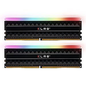 PNY XLR8 Gaming REV RGB 32GB (2x16GB) DDR4 3600MHz (PC4-28800) CL18 1.35V Dual Channel Desktop (DIMM) Memory – MD32GK2D4360018X2RGB
