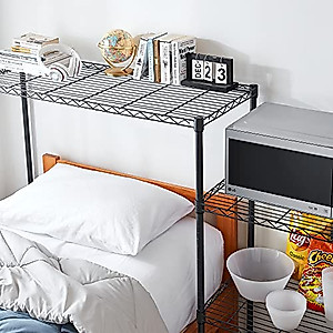 DormCo Suprima Adjustable Shelving - The Shelf Supreme - Black