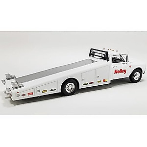 1967 Chevy C-30 Ramp Truck White Holley Speed Shop Limited Edition to 200 Pieces Worldwide 1/18 Diecast Model Car by Acme A1801707WH