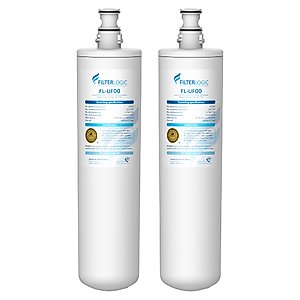 Filterlogic 3US-PF01 Under Sink Water Filter, NSF/ANSI 42 Certified Replacement for Advanced 3US-PF01, 3US-MAX-F01H, 3US-PF01H, Delta RP78702, Manitowoc K-00337, K-00338 (Pack of 2)