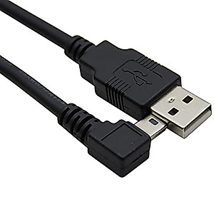 Dash Cam Cable 90 Degree Mini-B Charger Cord Data Sync Charging Adapter Compatible with Old Shark G16 Dash cam,VAVA Dash cam,rexing v1 gen3,Vizomaoi Dash cam,70mai Dash cam pro,Apeman C450A