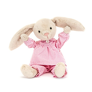 Jellycat Lottie Bunny Bedtime Stuffed Animal, 11 inches | Rabbit & Bunny Plush Toy | Classic Children's Gift