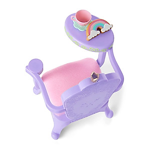 American Girl WellieWishers 14.5-inch Doll Ready to Be Royal Desk Playset with an Armrest that Swivels, For Ages 4+