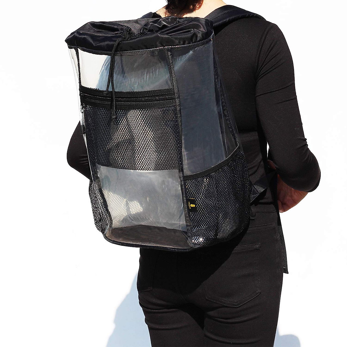 Clear Backpack Drawstring Backpack Transparent Backpack Stadium Approved Clear Bag Unisex