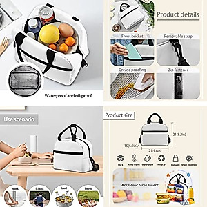 TODIYADDU Pink Salamander Girls School Bag with Water Bottle Pocket Neutral Backpack Reusable Office Satchel Large Capacity Daypack Insulated Tote Lunch Bag Pen Pouch Set of 3