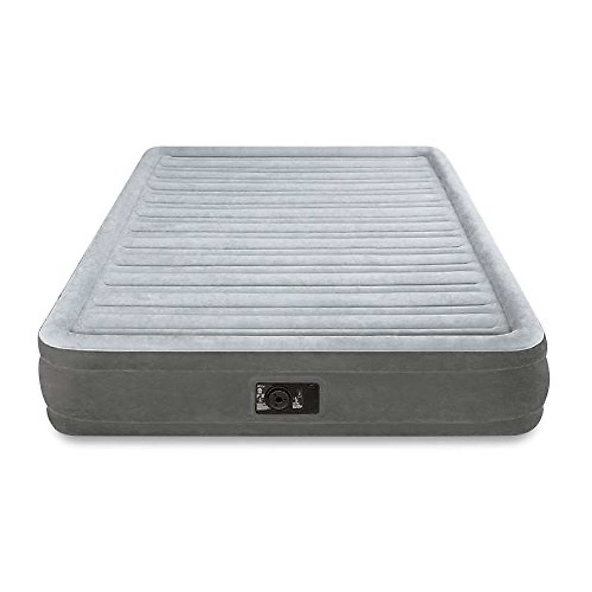 Intex Comfort Plush Mid Rise Dura-Beam Airbed with Built-in Electric Pump, Bed Height 13", Queen