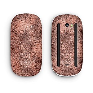 Design Skinz Rose Gold Liquid Abstract Vinyl Decal Compatible with The Apple Magic Mouse 2 (Wireless, Rechargable) with Multi-Touch Surface