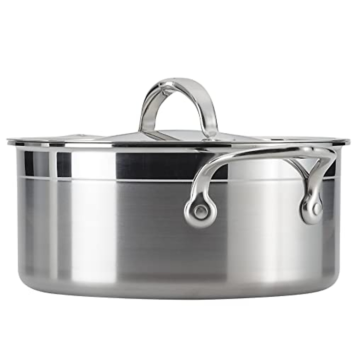 Hestan - ProBond Collection - Professional Clad Stainless Steel Soup Pot, Induction Cooktop Compatible, 3 Quart
