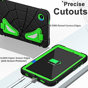 WESOROL Case for Samsung Galaxy Tab A9 with Screen Protector Strong Kickstand Shoulder Strap,Heavy Duty Protective 8.7 Inch Galaxy Tab A9 Case