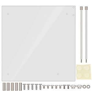 Acrylic Frame Open Transparent Fashion DIY Base Stand Suitable for ITX Motherboard,Overlock Computer Case Base Can accommodate high Performance PC