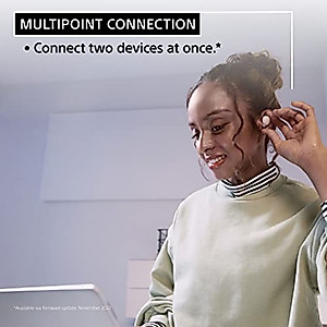 Sony LinkBuds S Truly Wireless Noise Canceling Earbud Headphones with Alexa Built-in, Bluetooth Ear Buds Compatible with iPhone and Android, White